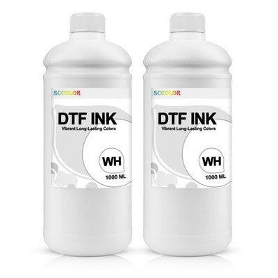 DTF Ink 1000ML DTF White Ink Premium DTF Ink Water Base Digital Inkjet ...