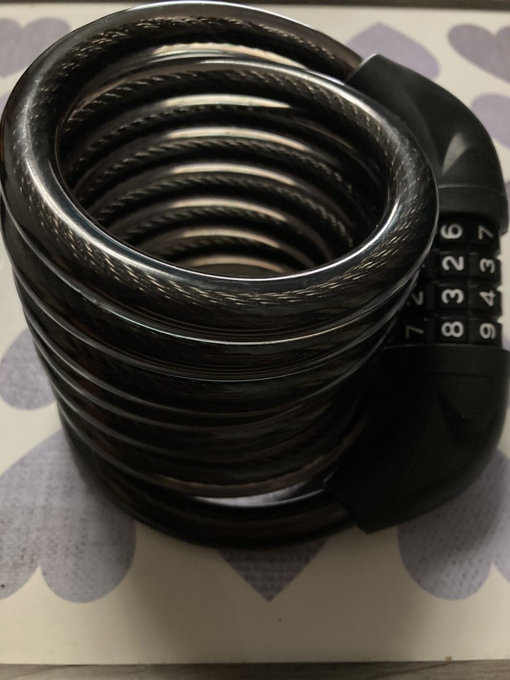 Bike Lock Cycle Combination Chain Padlock. Used but in perfect working ...