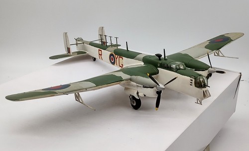 Rough 1:72 Scale Built Plastic Model Airplane WWII Armstrong Whitworth ...