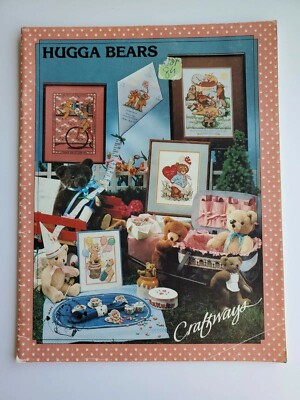 Craftways Hugga Bears Counted Cross Stitch Patterns Vintage 1983 | eBay