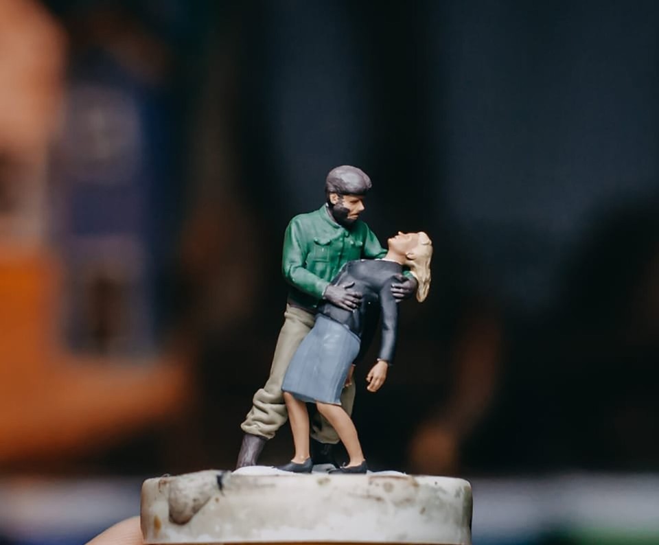 Classic Halloween Horror HO 1/87 1/64 miniature figure hotwheels no ...