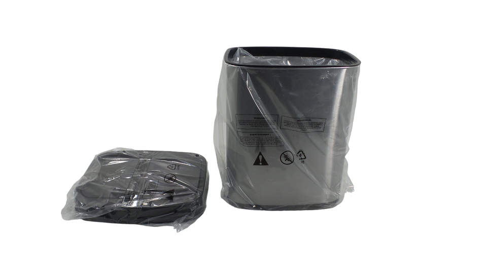 Insignia™ - 3 Gal. Automatic Trash Can - Stainless steel - Free ...