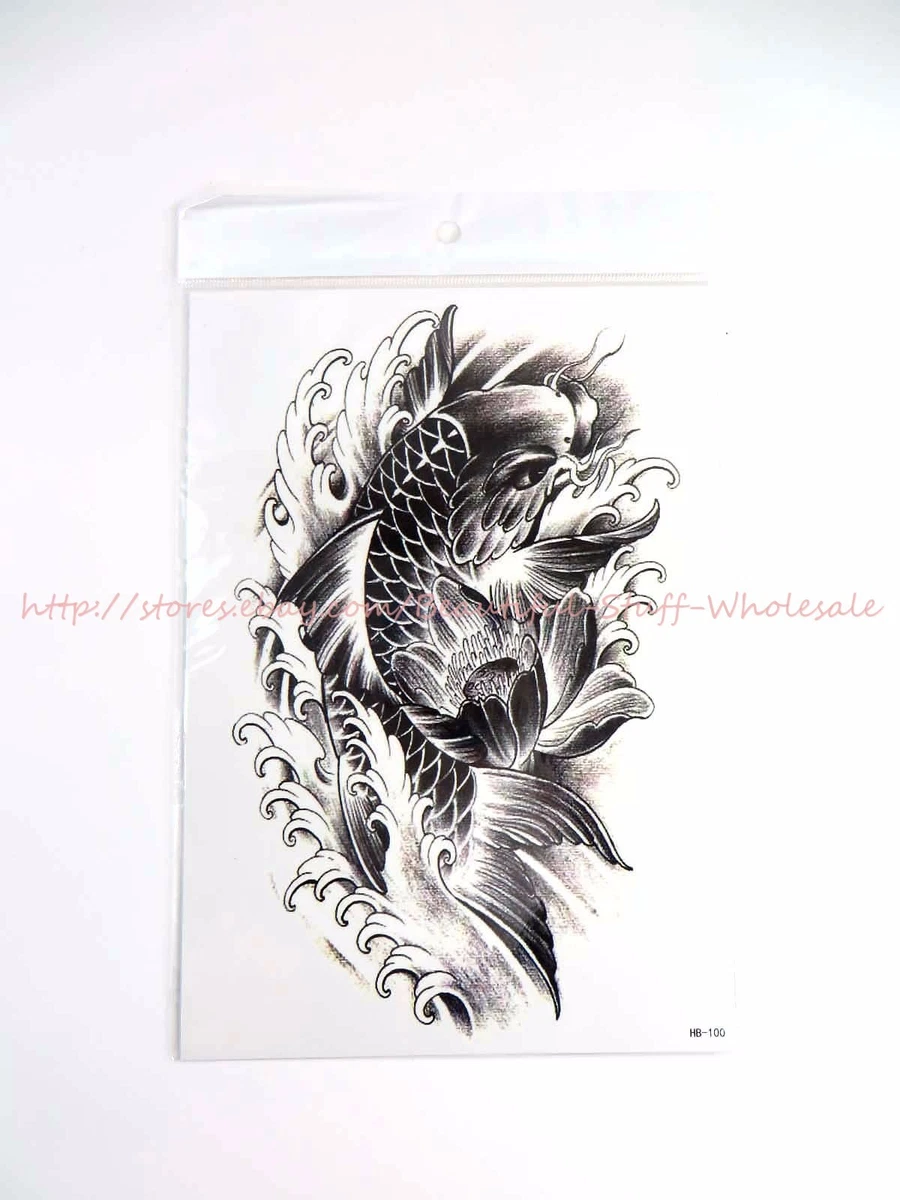 Koi Fish Tattoo Chest And Arm