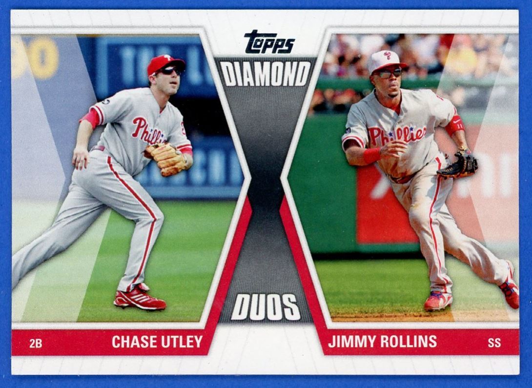 2011 Diamond Duos Chase Utley/Jimmy Rollins Philadelphia Phillies #DD ...