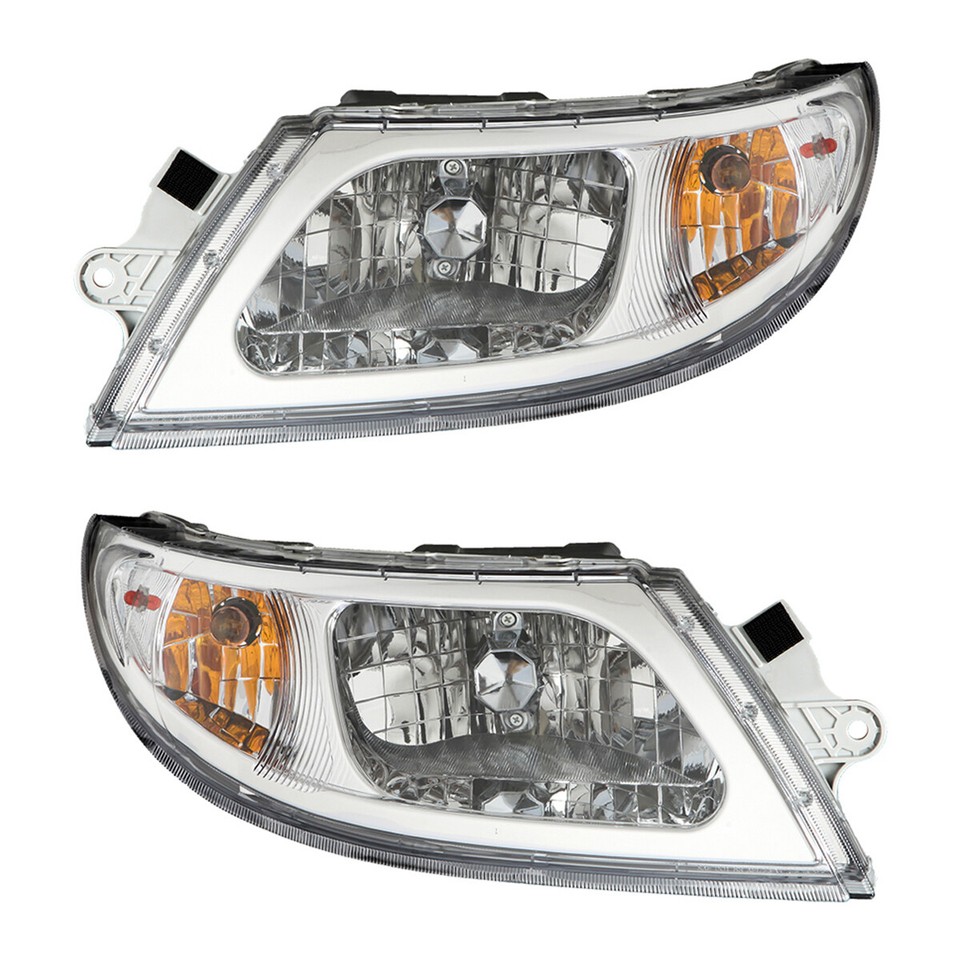 Headlight Headlamp W/Bulb For International Truck 4100 4200 4300 4400 ...