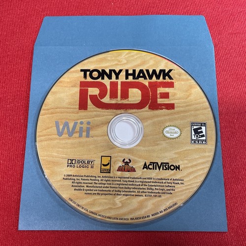 Tony Hawk: Ride (Nintendo Wii) Game DISC ONLY Near Mint See Photos ...