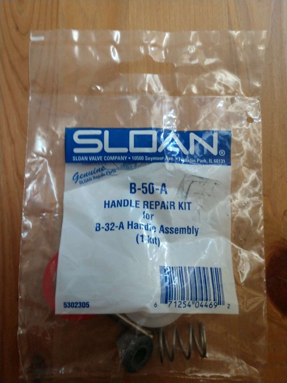 Sloan B-50-A Flushometer Handle Repair Kit (5302305) Sloan Repair Part ...