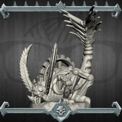 Rust Monster | Clockwork Rust Eater | Miniature for Tabletop games like ...