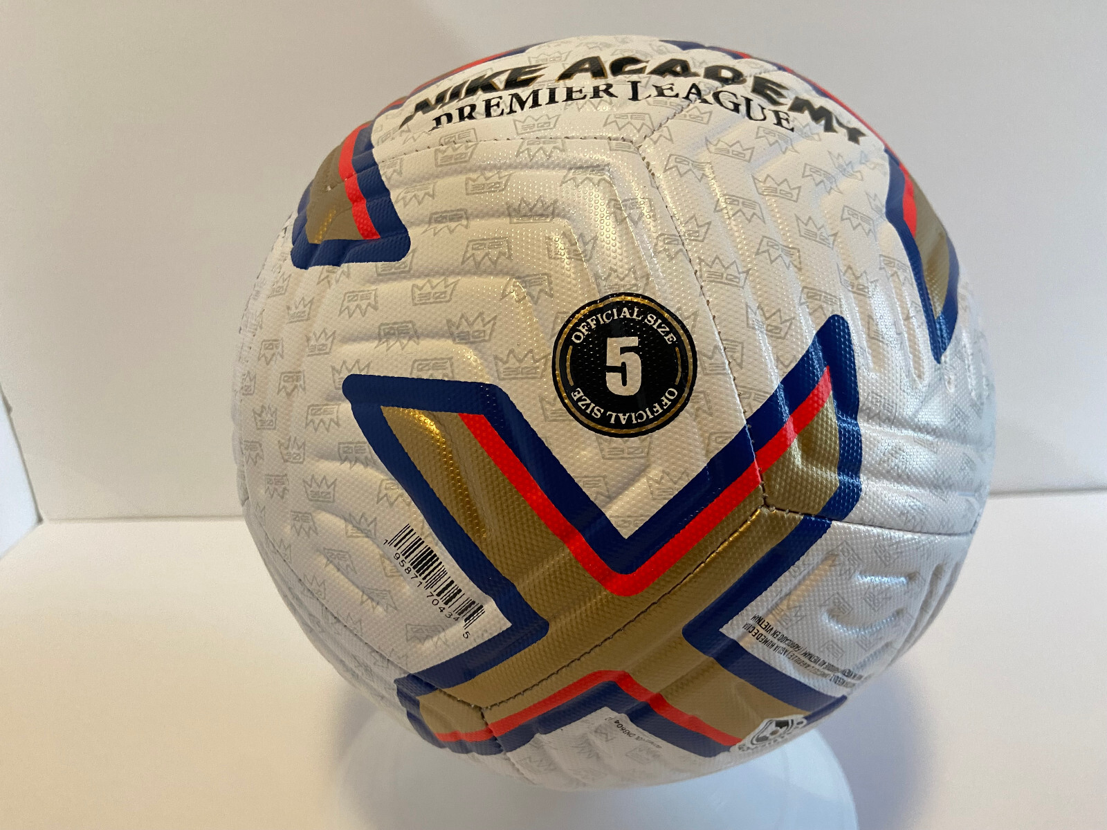 Nike Premier League 22-23 Academy Soccer Ball White/Gold Size-5/ balón ...