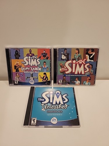 The SIMS PC CD-ROM Game Lot Unleashed House Party Livin Large | eBay