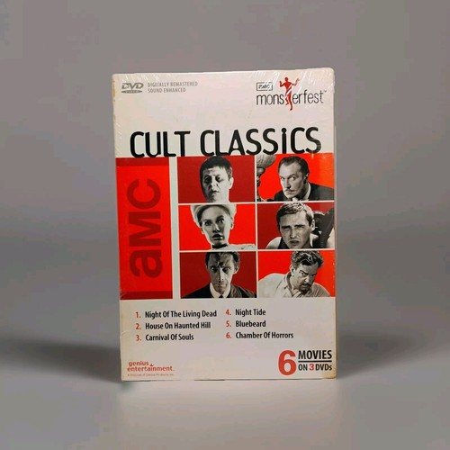 AMC Movies Monsterfest - 6 Cult Classics (DVD, 2004, 3 Discs) NEW ...