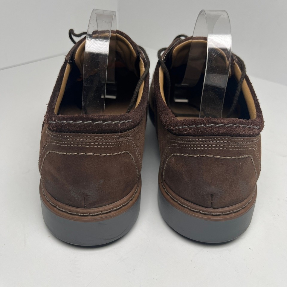 Clarks Unstructured Men's Brown Leather Lace Up Casual Oxford Shoes | eBay