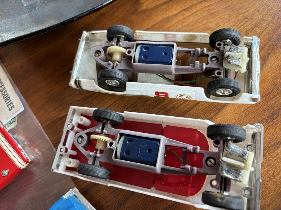 VTG 68 DODGE 3 IN 1 PROMO ELDON SLOT CAR SET /FOUR CARS/ TESTED ...