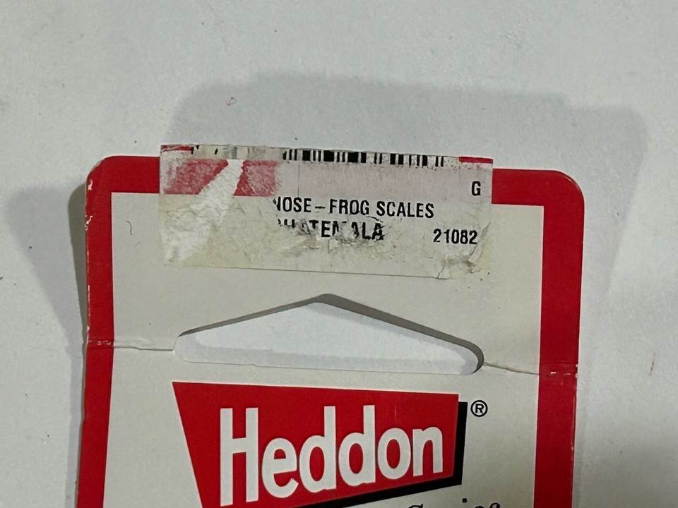 Heddon Slopenose FROG SCALES COLOR Plastic Forever Heddon Series ...
