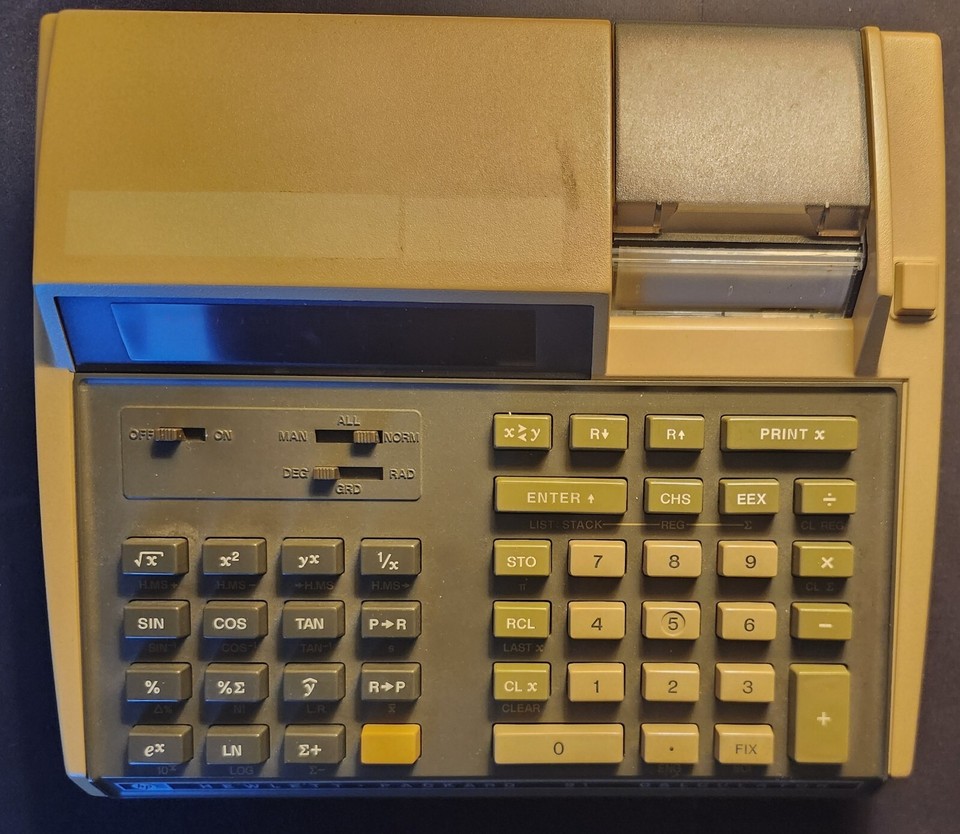 VINTAGE Hewlett Packard HP-91 Calculator with Case, Charger & Manual | eBay