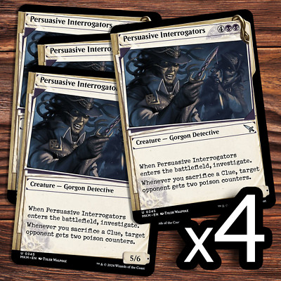 4x Persuasive Interrogators - NM - Karlov Manor - Magic the Gathering ...