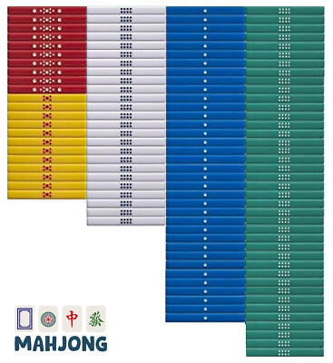 Mahjong Counting Scoring Sticks 123 Pieces Set Suitable Worldwide ...