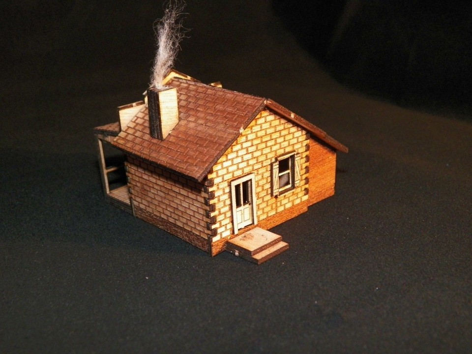 HO Scale Old West Sheriffs Office/Jail Kit | eBay