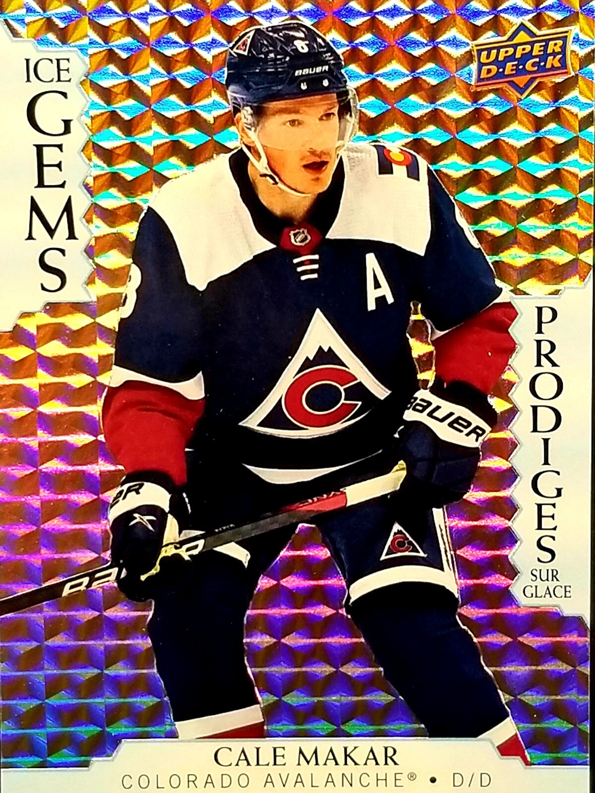 2023-24 UD Upper deck Tim Hortons Ice Gems #IG-4 - Cale Makar | eBay