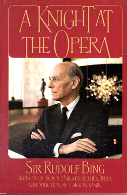 196m. Sir Rudolf Bing - A Knight at the Opera - Putnam, 1981 | eBay