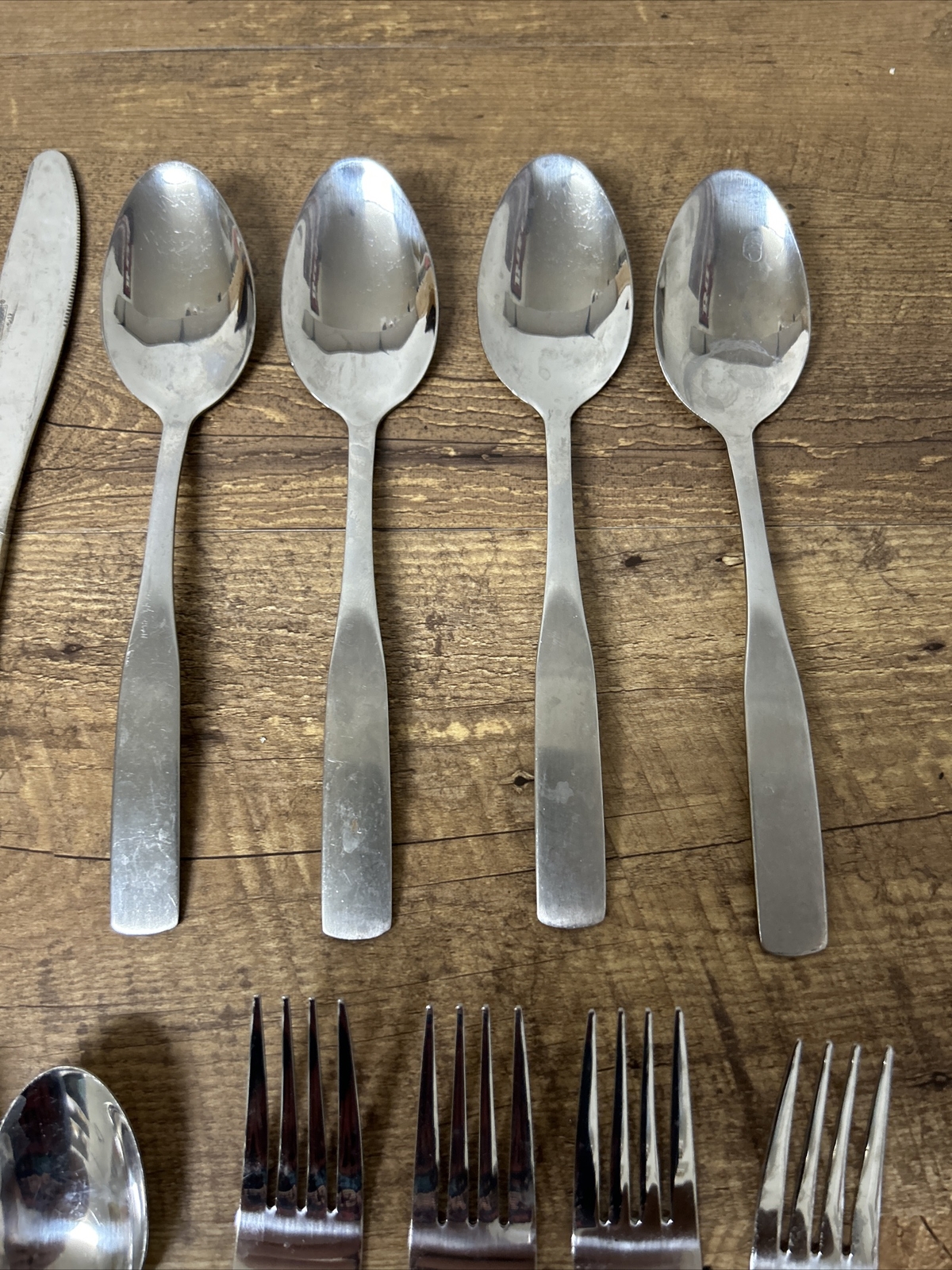 Cambridge MADISON Stainless Satin Flatware Silverware 16 Piece Lot | eBay