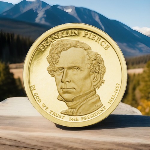 2010-S Gem Franklin Pierce Presidential $1 Dollar PROOF Coin FREE ...