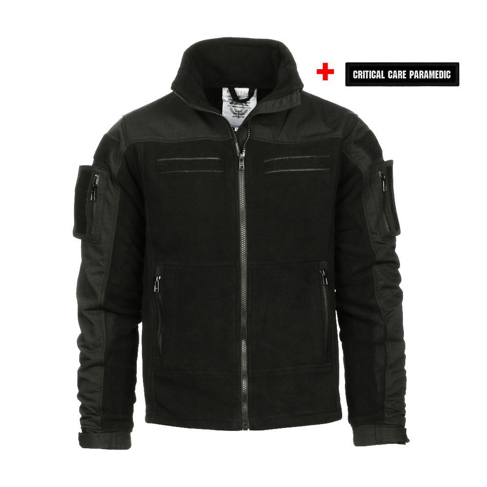 Kommando Fleece Critical Care Team Jacke Patch Notarzt Rettungsdienst ...