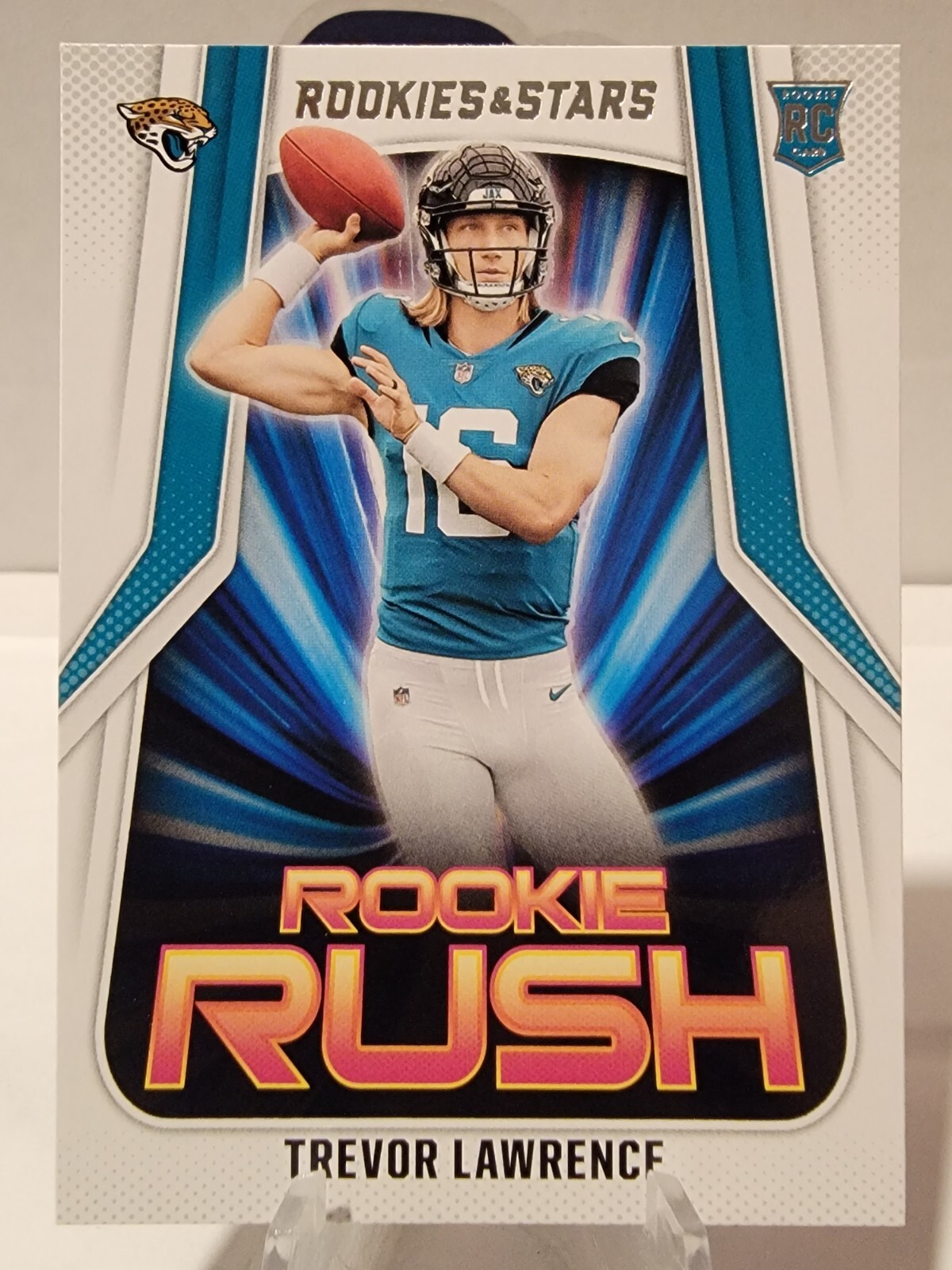 2021 Rookies & Stars Trevor Lawrence Rookie Rush RC #RR-1 Jaguars | eBay