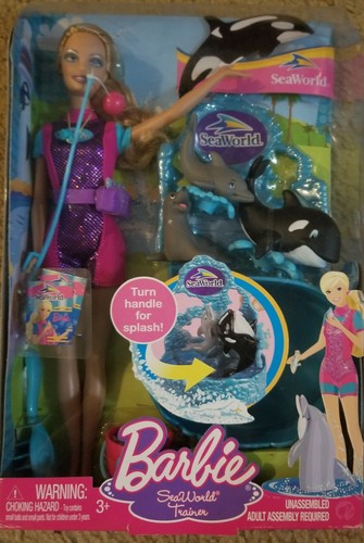 Barbie I Can Be: SeaWorld Trainer Doll Play Set Discontinued NIB | eBay