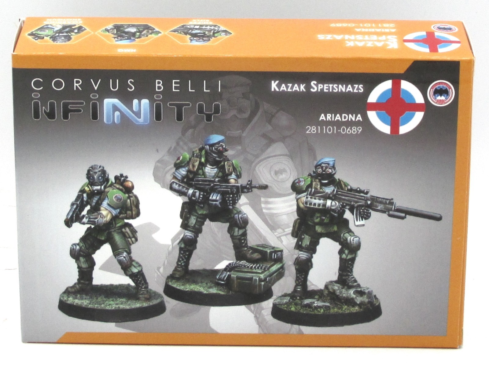 Infinity #689 Ariadna Kazak Spetsnazs (Sniper Rifle + HMG + Boarding ...