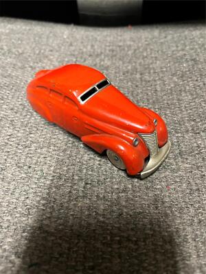 vtg Schuco- Patent #1010 Red Wind Up Toy Car Missing Car US Zone ...