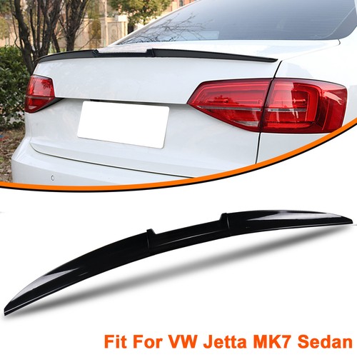 VW Jetta MK6 MK7 Sedan Rear Trunk Spoiler Trimmable Tail Wing Glossy ...