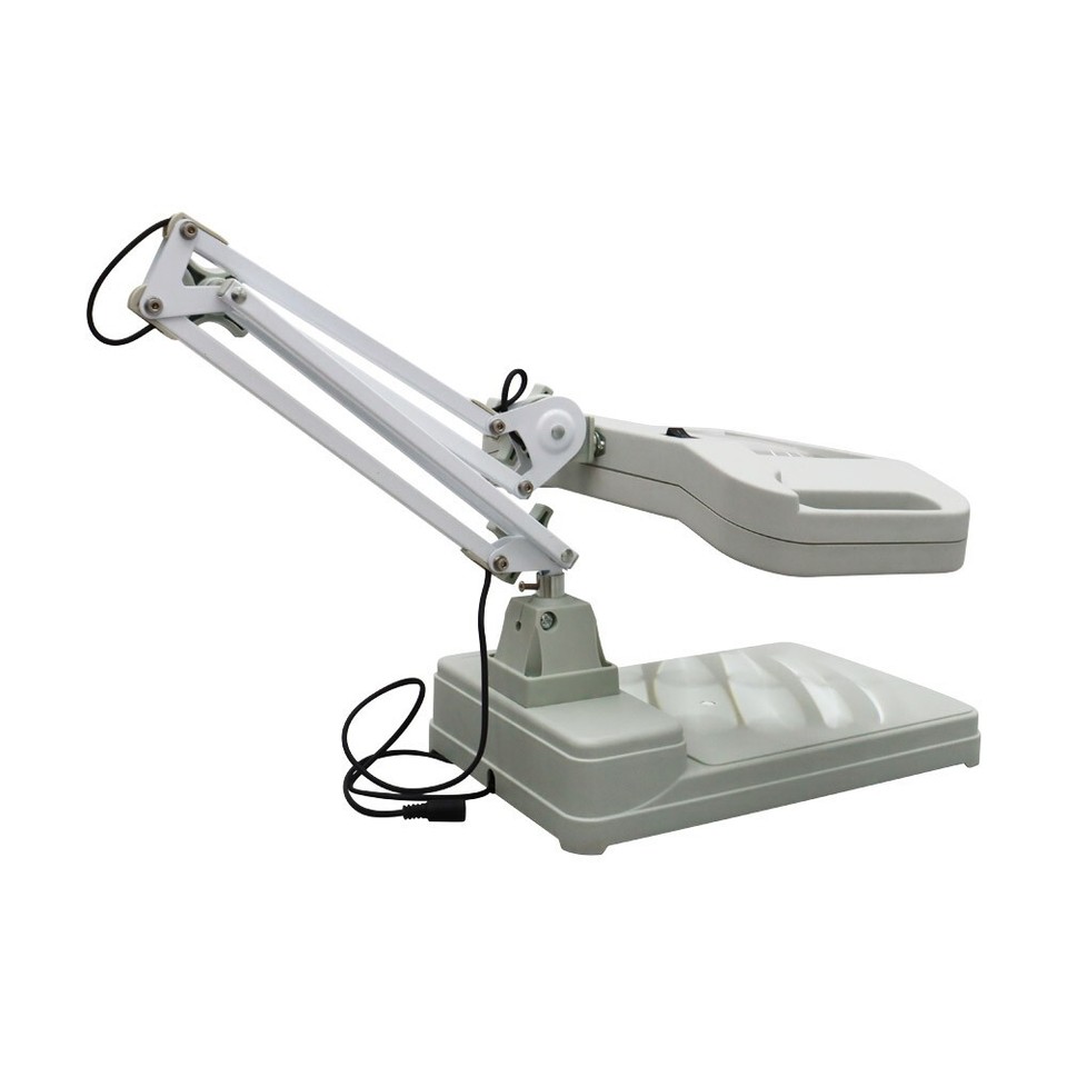 5X Magnifier LED Lamp Light Read Repair Tool White Glass Size 7''x4.4 ...