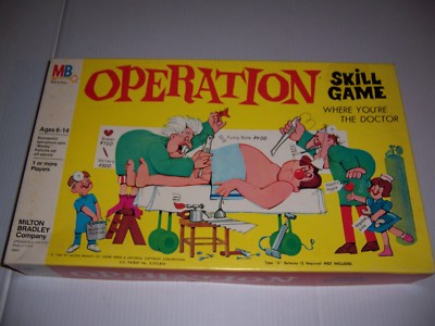 Vintage 1965 Milton Bradley Operation Skill Game With Smoking Doctor | eBay