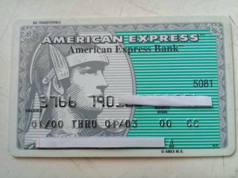 MEXICO CREDIT CARDS EXPIRED- AMERICAN EXPRESS - FOR COLLECTION | eBay
