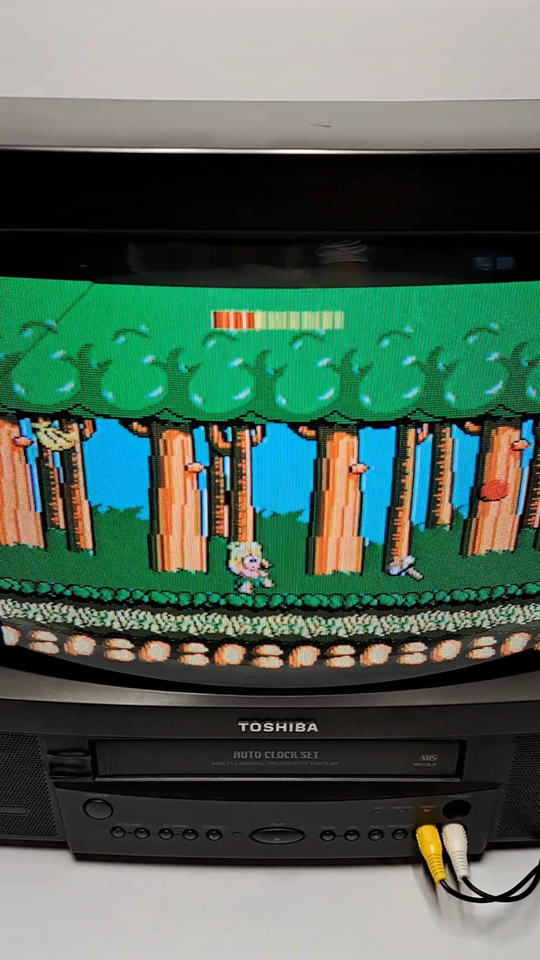 Vintage Toshiba MV13K2 CRT Color TV/VCR Combo Front Input Retro Gaming ...