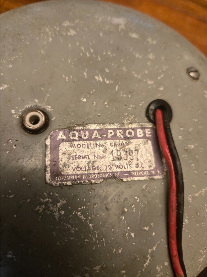 Columbian Aqua Probe Model CB-303 CB303 Vintage Boat Depth Fish Finder ...