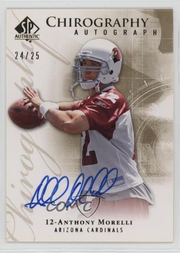 2008 SP Authentic Chirography Gold /25 Anthony Morelli #CH-KA Rookie ...