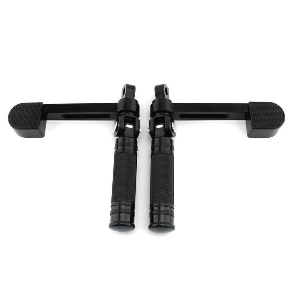 Schwarz Fußrasten Mit Halterung für Harley Sportster XL883 1200 Softail ...