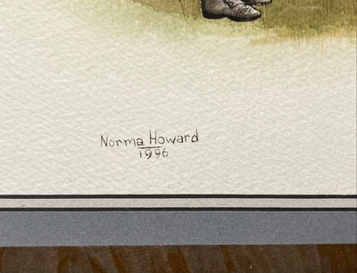 Norma Howard painting Oklahoma Native | Grelly USA