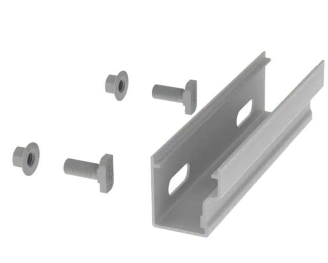 K2 Rail Connector Cross Rail 44-X Mill Solar Mount PN# 4000051 for sale ...