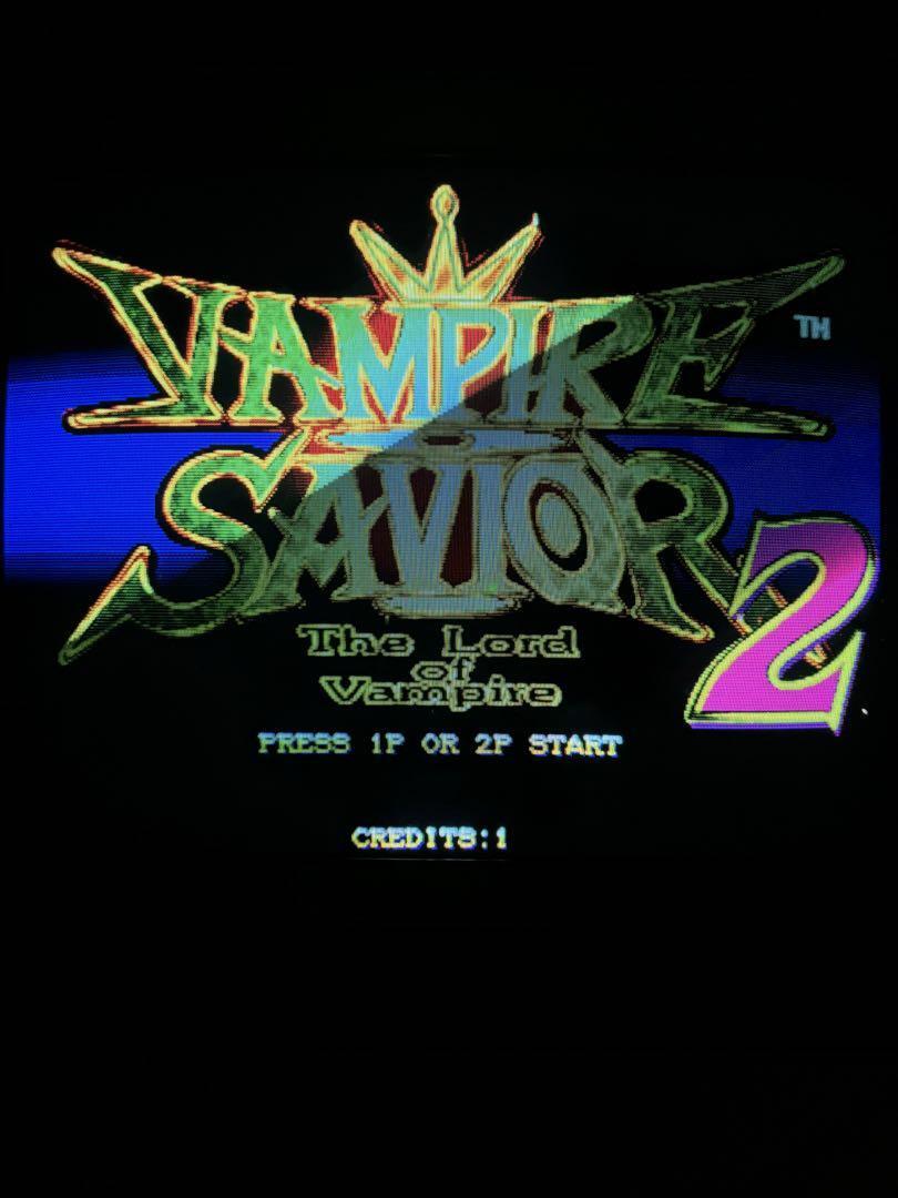 CPS2 Vampire Savior 2 Arcade W/card battery less modified used tested ...