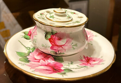 vintage Hammersley Bone China inkwell, England 13677 | eBay