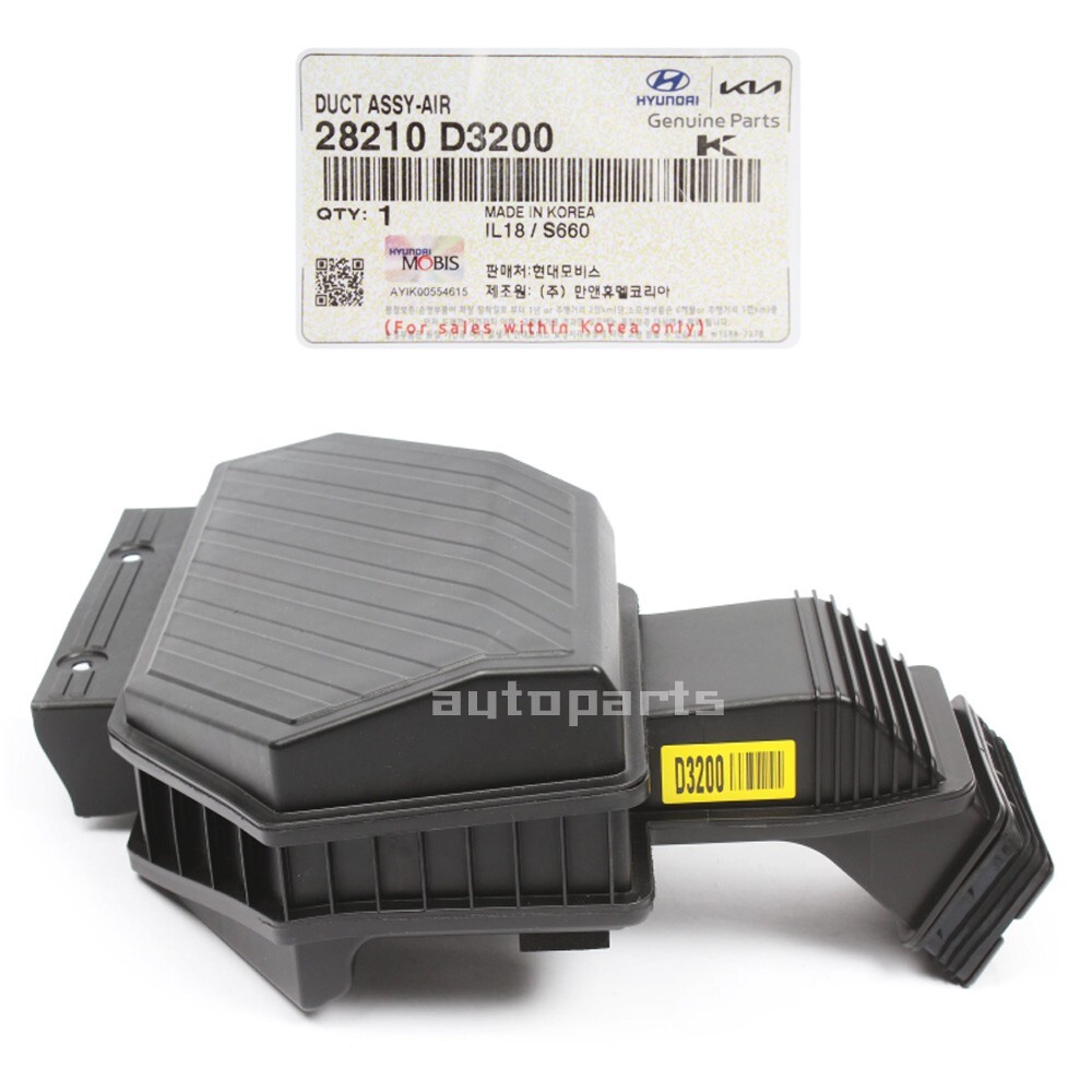 Genuine 28210D3200 Air Intake Air Duck Assy For Sportage 2017-22 Tucson ...