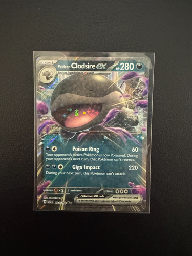 Pokémon TCG - Journey Together - 094/159 Paldean Clodsire EX Pack Fresh ...