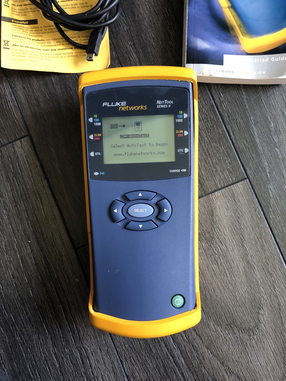 Fluke Networks NetTool 10/100/1000 Series II Inline Network Tester NTS2 ...