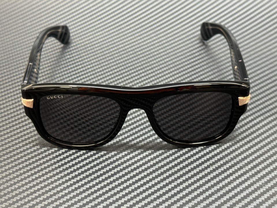 GUCCI GG1517S 001 Black Grey Men's Medium 54 mm Sunglasses | eBay