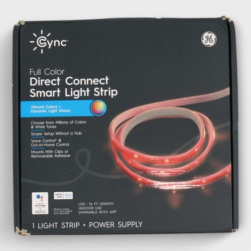GE CYNC Smart LED Direct Connect Light Strip 1Extension 8 Ft (Untested ...
