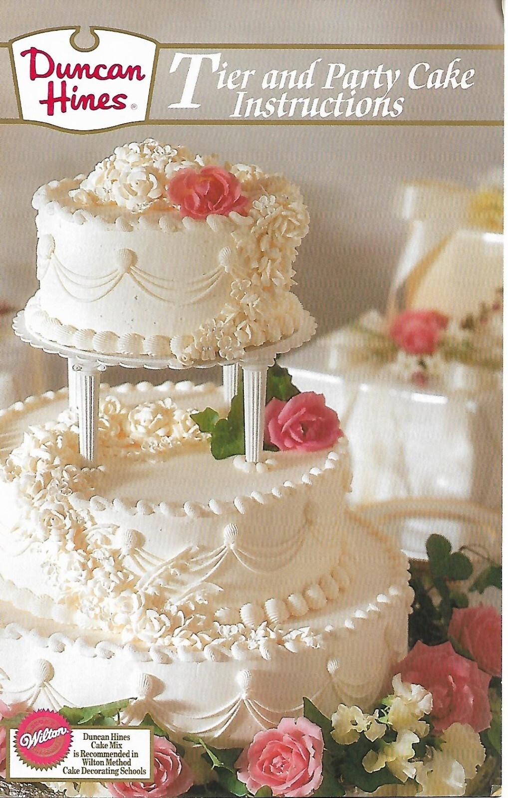 Duncan Hines Tier and Party Cake Instructions Recipes Pamphlet | eBay