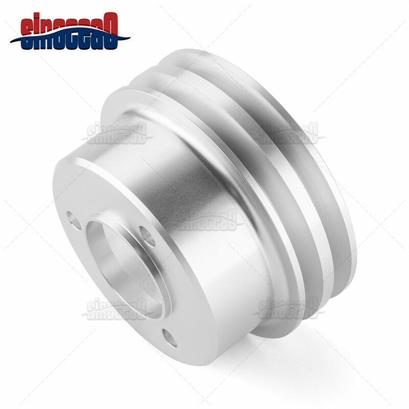 Billet For Big Block Chevy Crankshaft Pulley 2 Groove 396 427 454 LWP ...